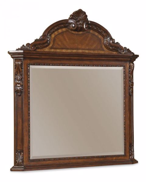 OLD WORLD CROWNED MIRROR
