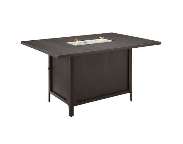 Counter Height Fire Pit Dining Table